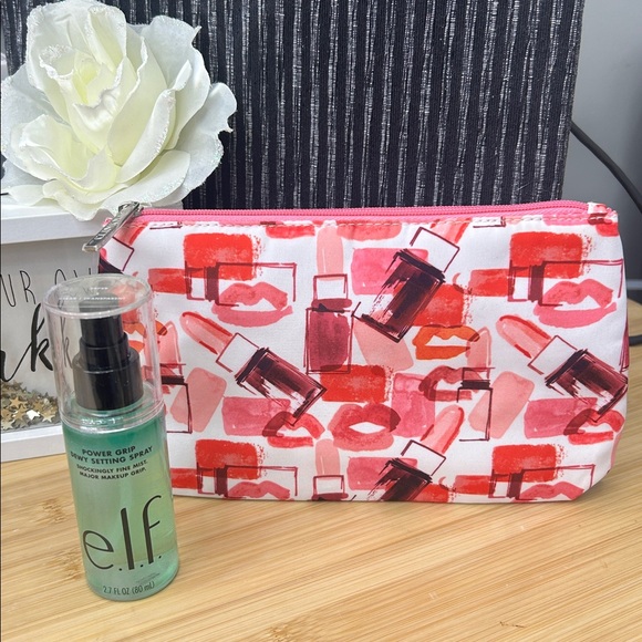 Makeup | Elf Setting Spray With Pink And Red Clinique Cosmetic Bag ...